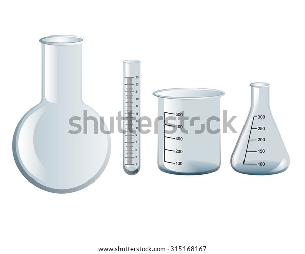 Laboratory Equipment Vectors Not Transparent Stock Vector (Royalty Free ...