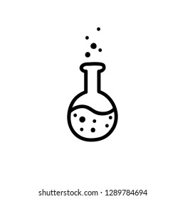 Laboratory Flask Doodle Icon Stock Vector (Royalty Free) 1289784694 ...