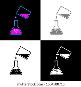 Laboratory Glass Icon Set Vector Illustration Stock Vector (Royalty ...