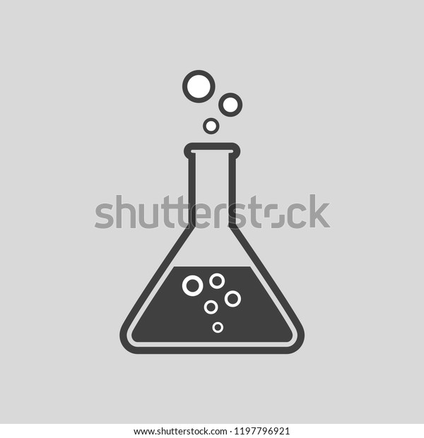 Laboratory Glass Vector Icon Stock Vector (Royalty Free) 1197796921 ...