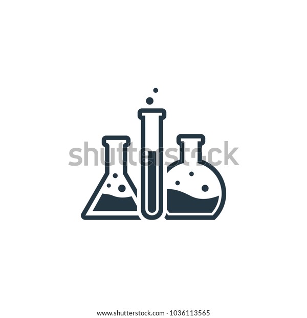 Laboratory Icon Simple Element Illustration Laboratory Stock Vector ...