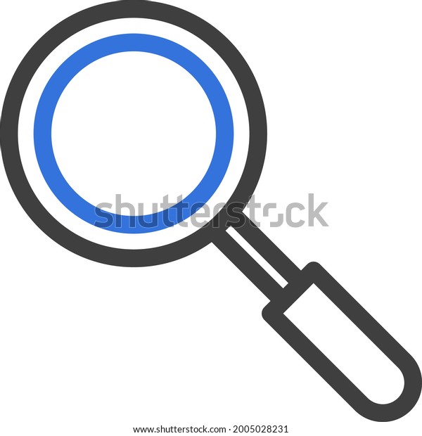Laboratory Magnifier Illustration Vector On White Stock Vector (Royalty ...