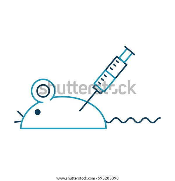 Laboratory Mouse Injection Stock Vector (Royalty Free) 695285398 Laboratory Mouse Injection Stock Vector (Royalty Free) 695285398