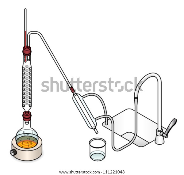 Laboratory Setup Fractional Distillation Fractionating Column Stock ... Laboratory Setup Fractional Distillation Fractionating Column Stock ...