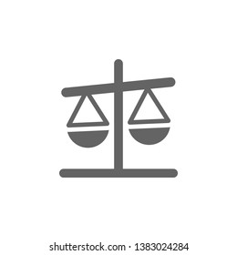 Laboratory Trial Balance Icon Element Laboratory Stock Vector (Royalty ...