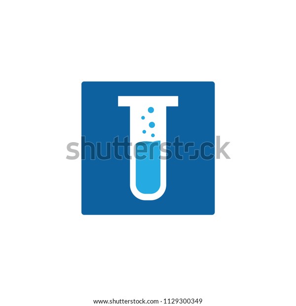 Laboratory Tube Vector Logo Icon Symbol Stock Vector (Royalty Free ...