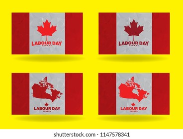 Labour Day Canada Logo Concept Vector Stock Vector (Royalty Free ...