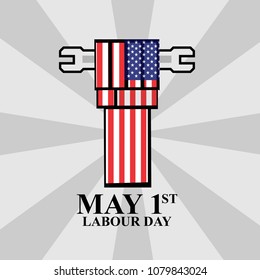 Labour Day Mayday Vector Illustration Stock Vector (Royalty Free ...