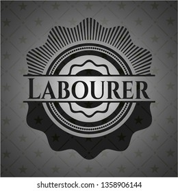 Labourer Dark Badge Stock Vector (Royalty Free) 1358906144 | Shutterstock