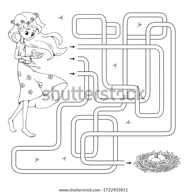 14,111 Find The Path Games For Kids Stock Vectors, Images & Vector Art ...