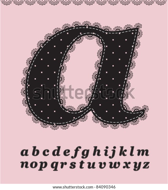 Lace Alphabet Set Stock Vector (Royalty Free) 84090346 | Shutterstock