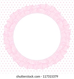 Lace Frills Hand Drawn Vector Background Stock Vector (Royalty Free ...
