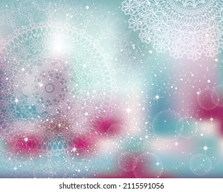 Lace Pattern Gradient Background Stock Vector (Royalty Free) 2115591056 ...