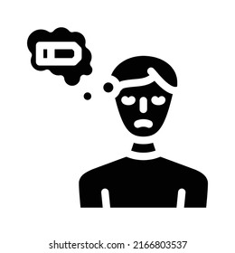 Lack Strength Glyph Icon Vector Lack Stock Vector (Royalty Free ...