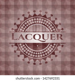 Lacquer Red Seamless Emblem Badge Abstract Stock Vector (Royalty Free ...