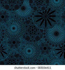 Spain Mosaic Pattern Seamless Tileable: เวกเตอร์สต็อก (ปลอดค่าลิขสิทธิ์ ...