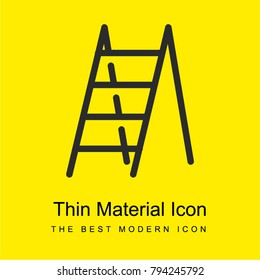 Ladder Bright Yellow Material Minimal Icon Stock Vector (Royalty Free ...