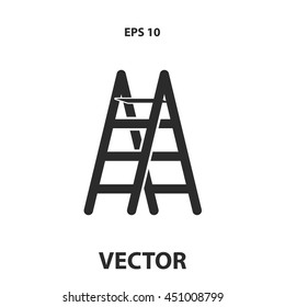Safety Rules Isolated Broken Ladder Dont Stock Vector (Royalty Free ...