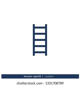 Ladder Black White Icon Stock Vector (Royalty Free) 1660057105