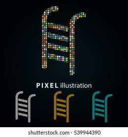 261 Ladder pixel art Images, Stock Photos & Vectors | Shutterstock