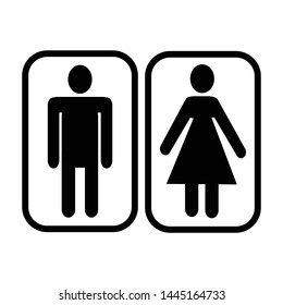 Ladies Gent Icon Vector Design Template Stock Vector (Royalty Free ...