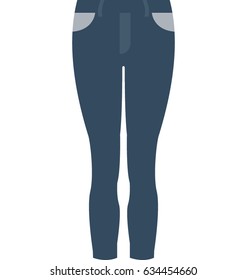 Ladies Pant Vector Icon Stock Vector (Royalty Free) 634454660 ...