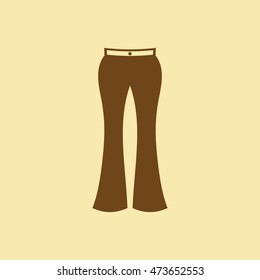 Trousers Icon Illustration Isolated Vector Sign Stock Vector (Royalty ...