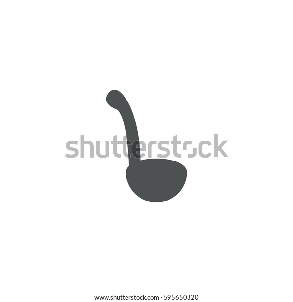 Ladle Icon Sign Design Stock Vector (Royalty Free) 595650320