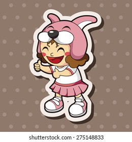Cute Cartoon Dancing Bull On Gray: vetor stock (livre de direitos ...
