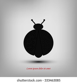 Ladybird Icon Stock Vector (Royalty Free) 333463085 | Shutterstock