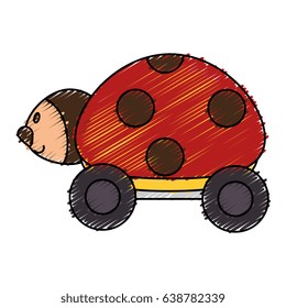 Ladybug Wheels Icon Stock Vector (Royalty Free) 638782339 | Shutterstock