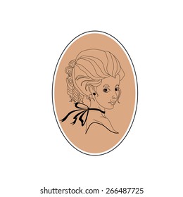 53 Marie antoinette hair Stock Vectors, Images & Vector Art | Shutterstock