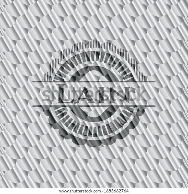 Lain Silver Badge Emblem Scales Pattern Stock Vector (Royalty Free ...