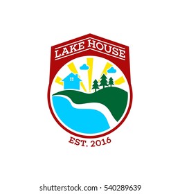 Lake Logo Stock Vector (Royalty Free) 540289639 | Shutterstock