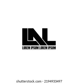 Lal Letter Monogram Logo Design Vector Stock Vector (Royalty Free ...