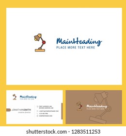 Flat Lamp Logo Visiting Card Template: เวกเตอร์สต็อก (ปลอดค่าลิขสิทธิ์ ...