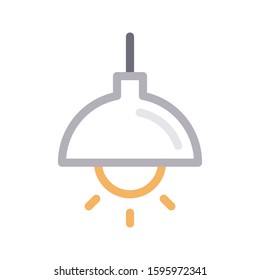 Downlight Icon Logo Illustration Outline Stroke: เวกเตอร์สต็อก (ปลอดค่า ...