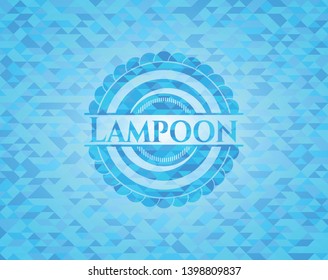 Lampoon Light Blue Emblem Mosaic Background Stock Vector (Royalty Free ...