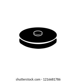 Land Mine Icon Stock Vector (Royalty Free) 1216681786