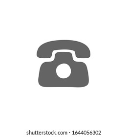 Landline Phone Vector Icon Flat Icon Stock Vector (Royalty Free ...