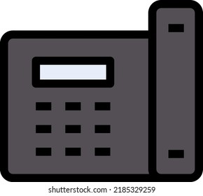 Landline Vector Illustration On Transparent Backgroundpremium Stock ...