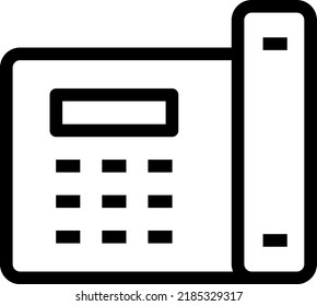 Landline Vector Illustration On Transparent Backgroundpremium Stock ...