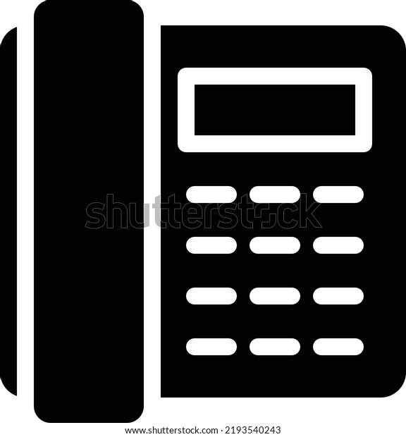 Landline Vector Illustration On Transparent Backgroundpremium Stock ...