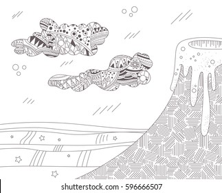 1,906 Doodle volcano Images, Stock Photos & Vectors | Shutterstock