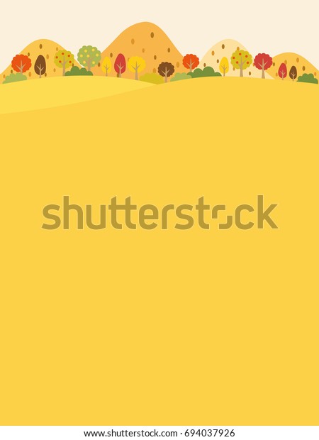 Landscape Autumn Suburbs Vector Background Stock Vector (Royalty Free ...