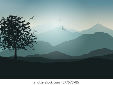 184,665 Countryside silhouette Images, Stock Photos & Vectors ...