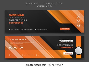 Landscape Background Webinar Invitation Geometric Background Stock ...