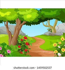 Landscape Cartoon Your Design Stock Vector (Royalty Free) 1459502537 ...