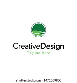 Landscaping Circle Creative Logo Design Stock Vector (Royalty Free ...