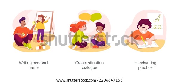 Language Skills Isolated Cartoon Vector Illustration Stock Vector ...